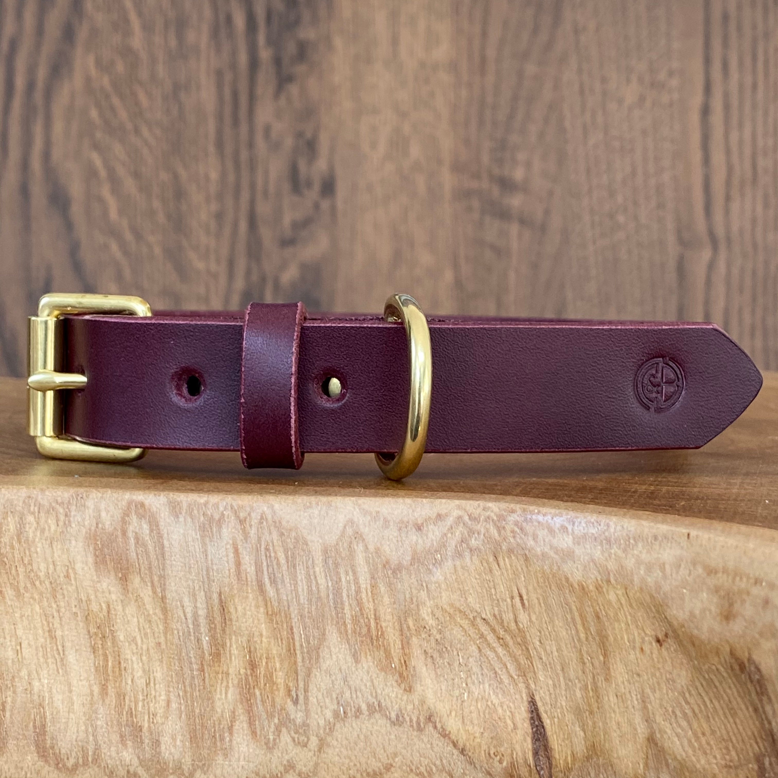 Coco Classic Collar in Burgundy – Coco & Blu